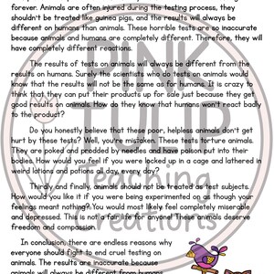 Persuasive Writing Comprehension - Stop This Horrendous Crime - Etsy