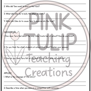 Comprehension Worksheets - Reading Strategies Set #4 - Etsy