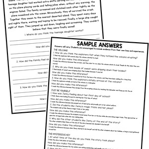 Making Inferences and Drawing Conclusions - Reading Worksheet Pack - Etsy