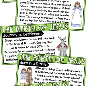 The Birth of Jesus Powerpoint - Guided Teaching - Etsy