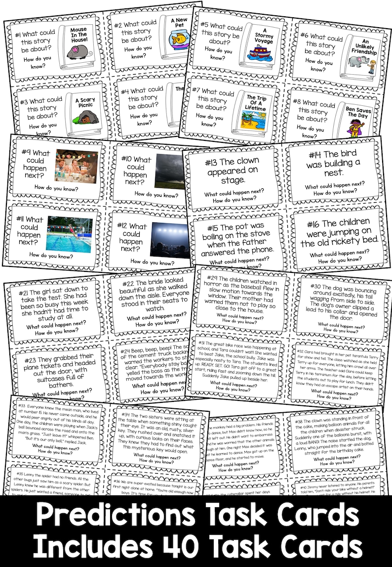Making Predictions (predicting) - Reading Comprehension Bundle - Etsy