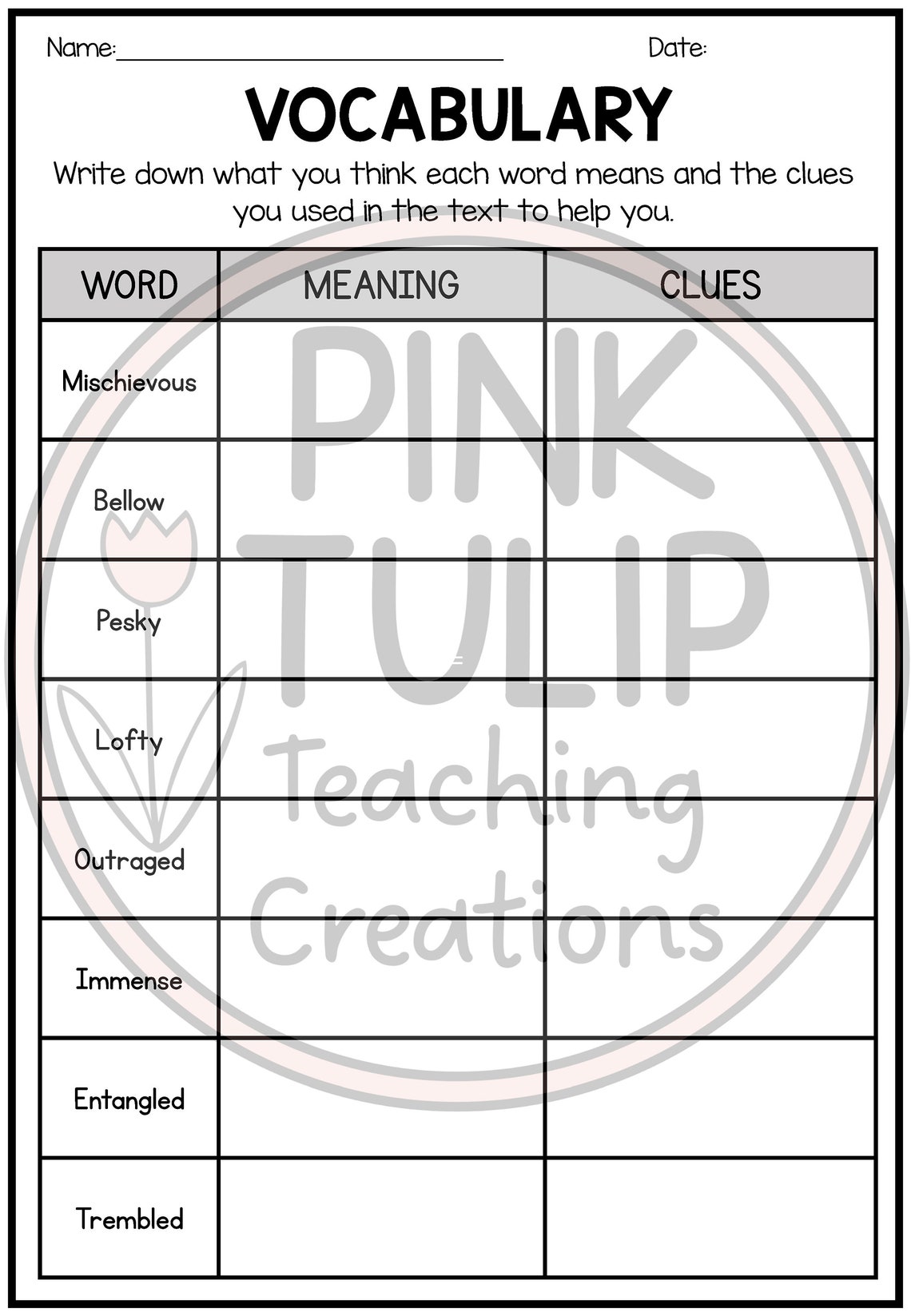 Jerry the Giraffe Story and Reading Comprehension Pack - Etsy