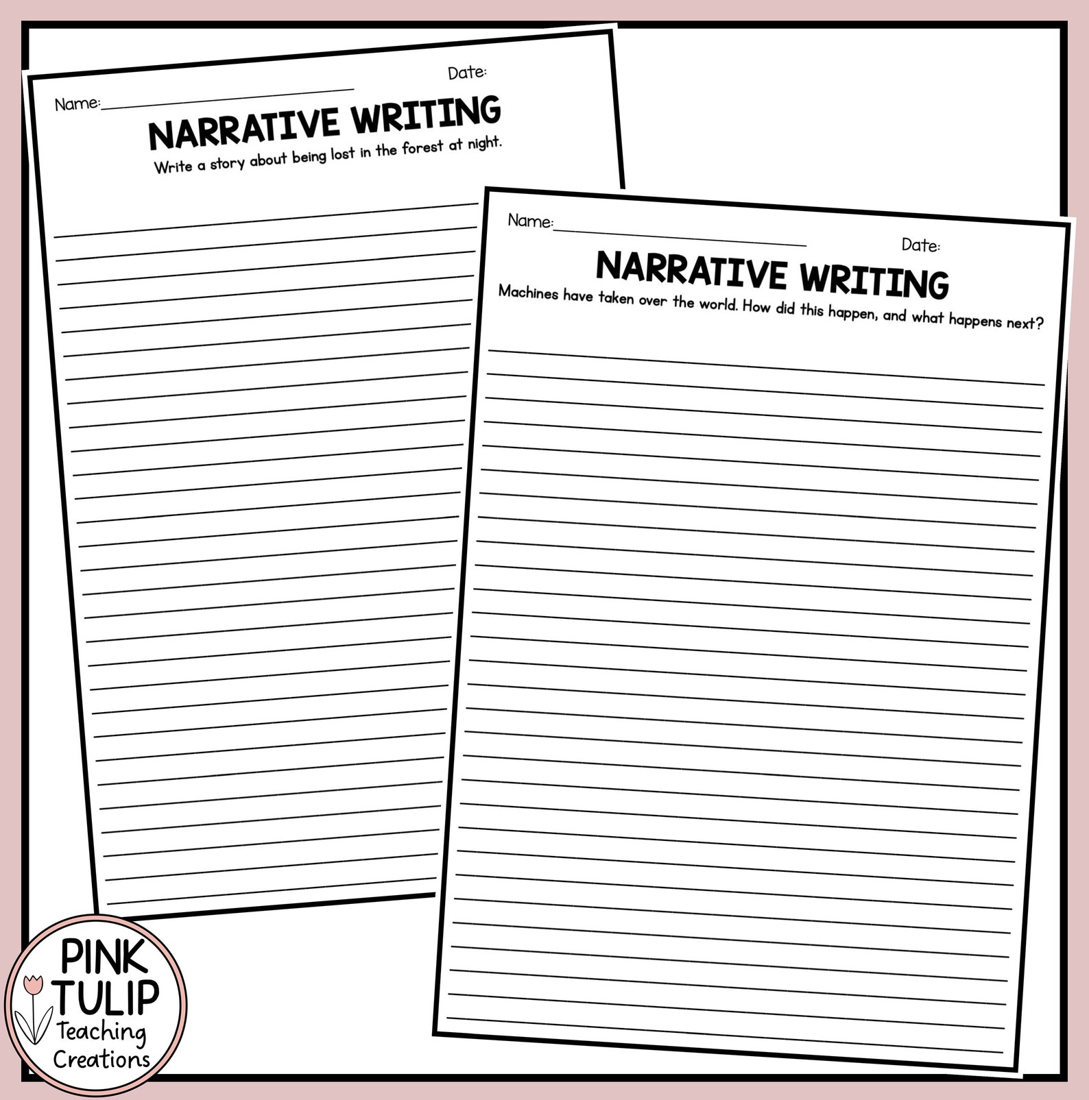 Narrative Writing Prompts - Lightning Writing - Etsy