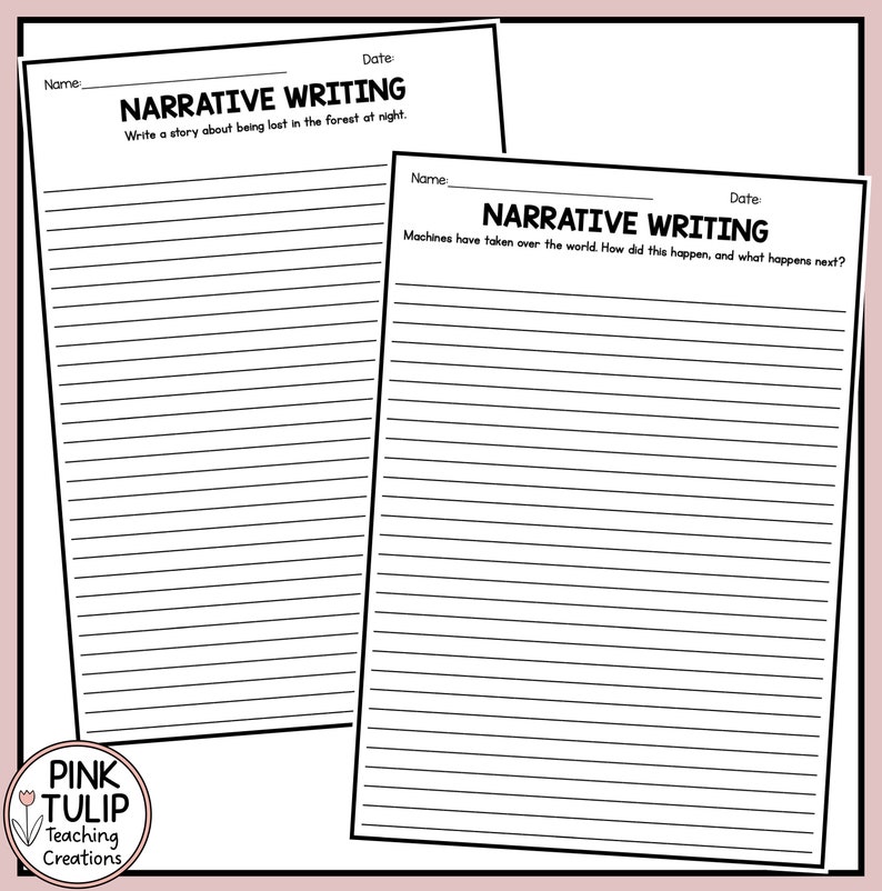 Narrative Writing Prompts - Lightning Writing - Etsy