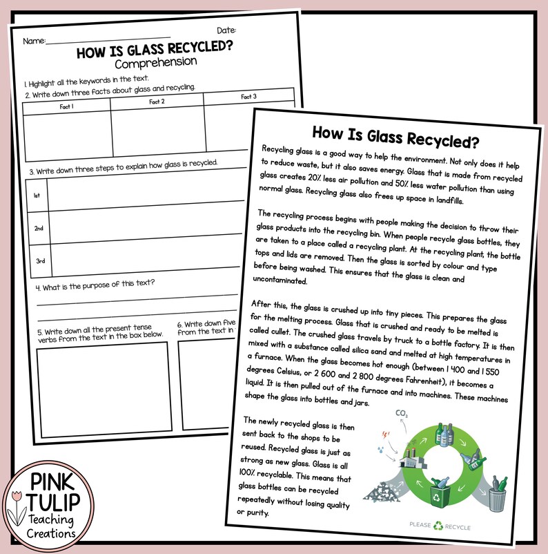 Explanation Text Examples - Ten Reading Samples With Comprehension - Etsy
