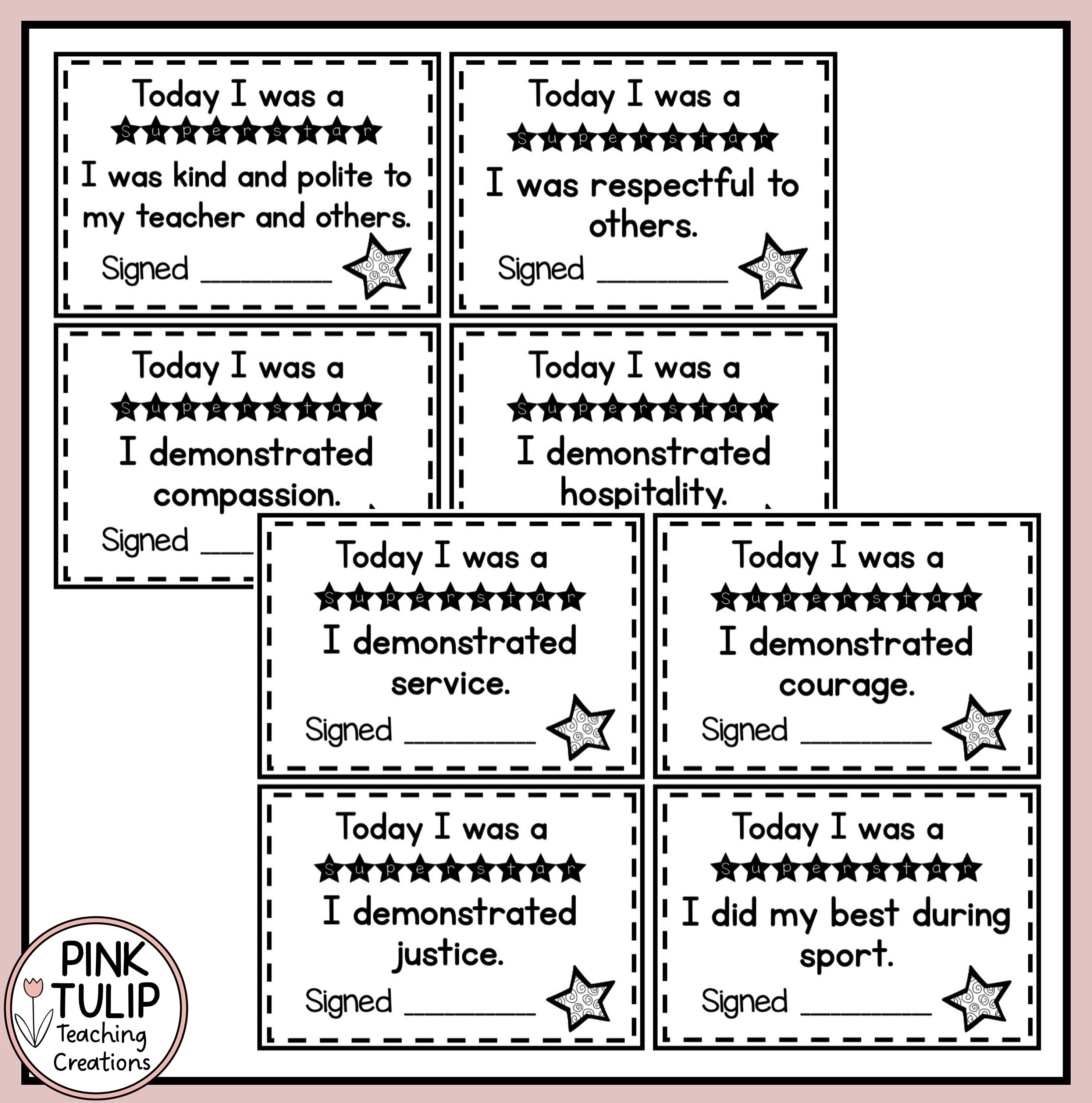Positive Reward Notes for Parents - Etsy