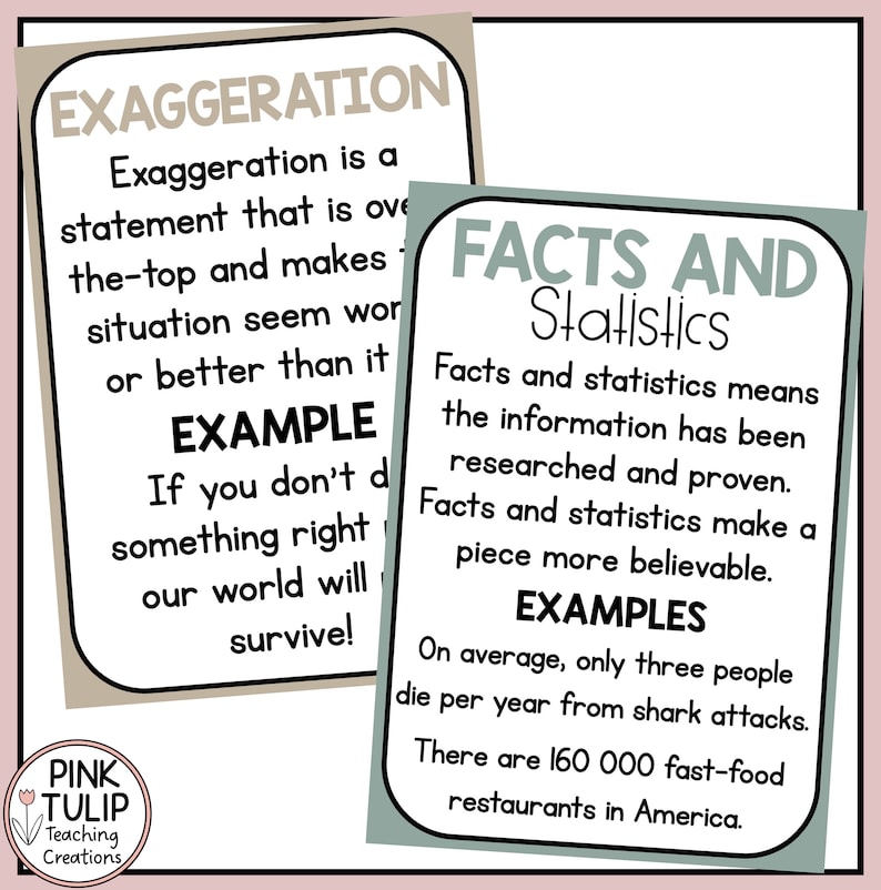 Persuasive Text Posters Earth Tones Classroom Decor - Etsy