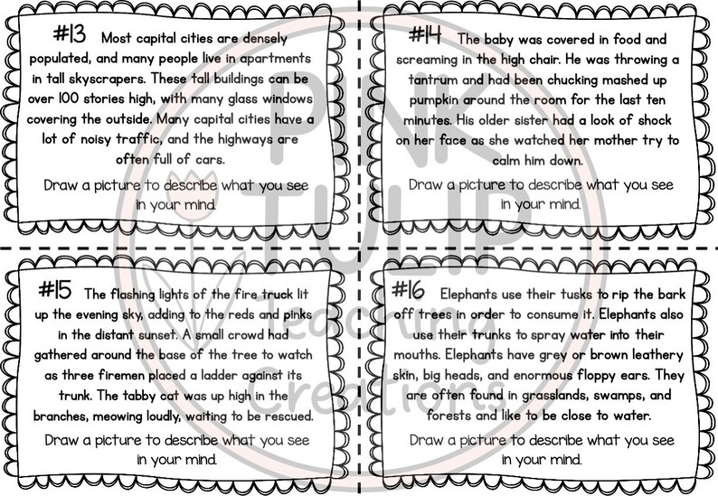 Visualizing visualising Task Cards - Etsy