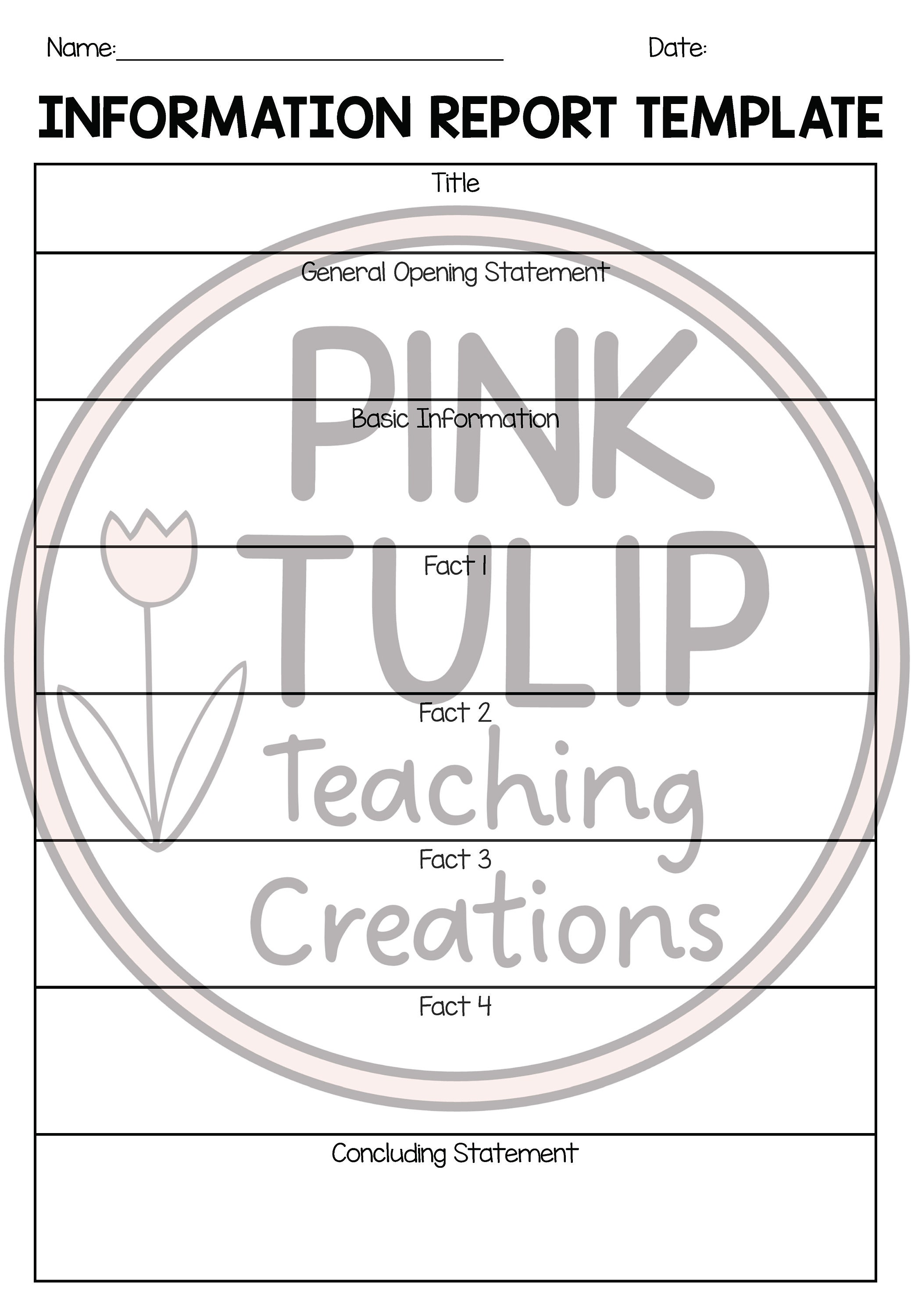 Information Text Reading and Writing Worksheet Pack - No Prep Lesson ...