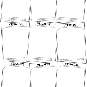 Visualizing (visualising) - Reading Comprehension Bundle - Etsy Australia