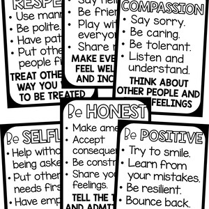Kindness Posters - Classroom Decor - Etsy