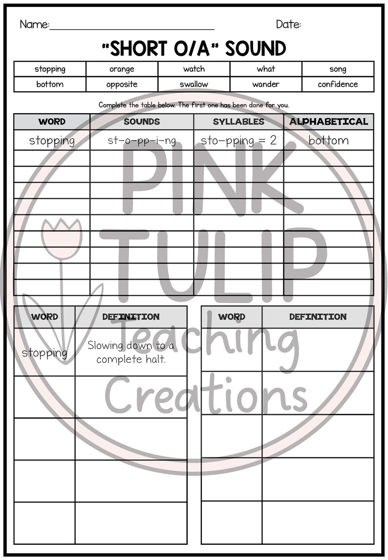 Year Long Spelling Workbook - Graphemes and Phonemes - Etsy