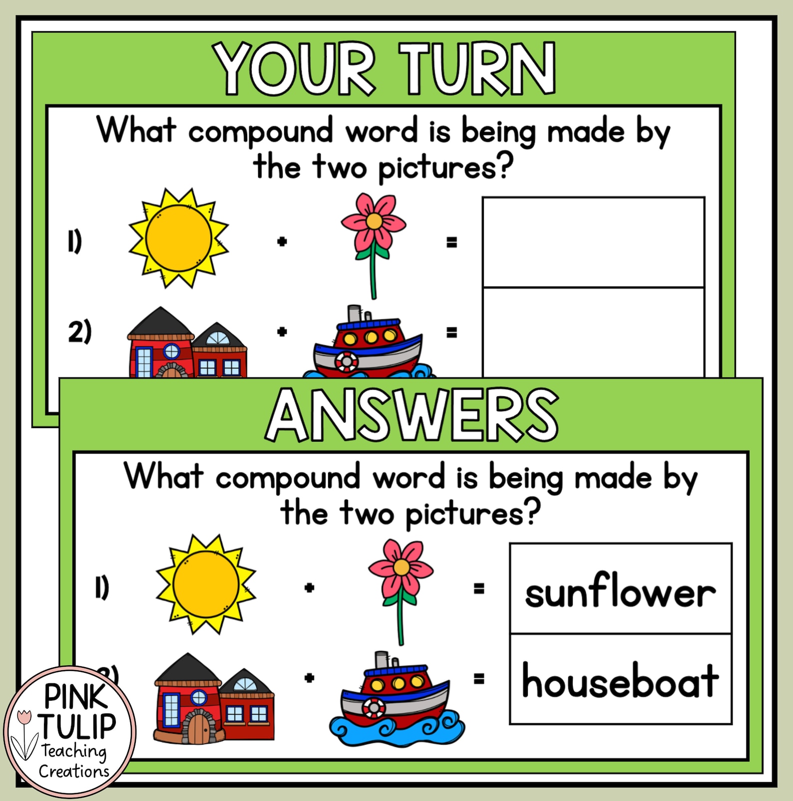 Compound Words Powerpoint - Guided Teaching - Etsy