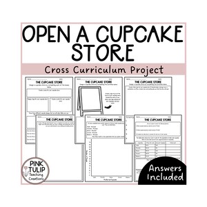 Open A Cupcake Store - Cross Curriculum Project - Etsy