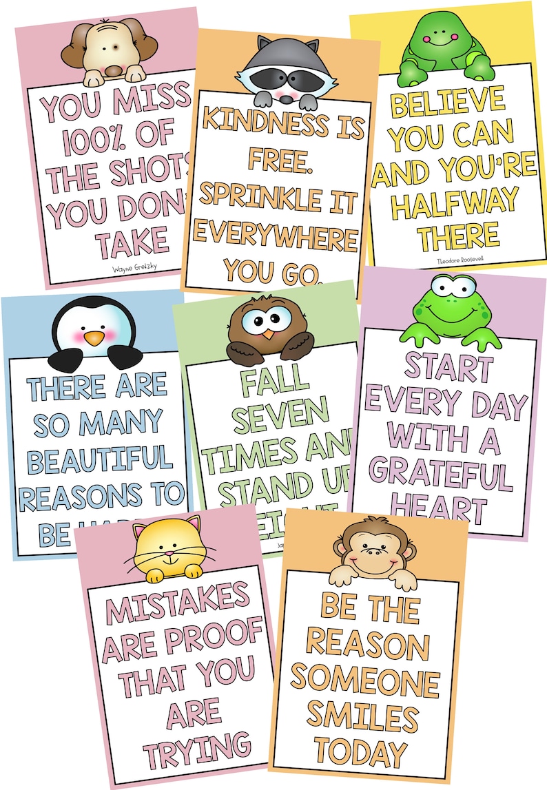 Inspirational Quotes Posters - Classroom Decor - Etsy