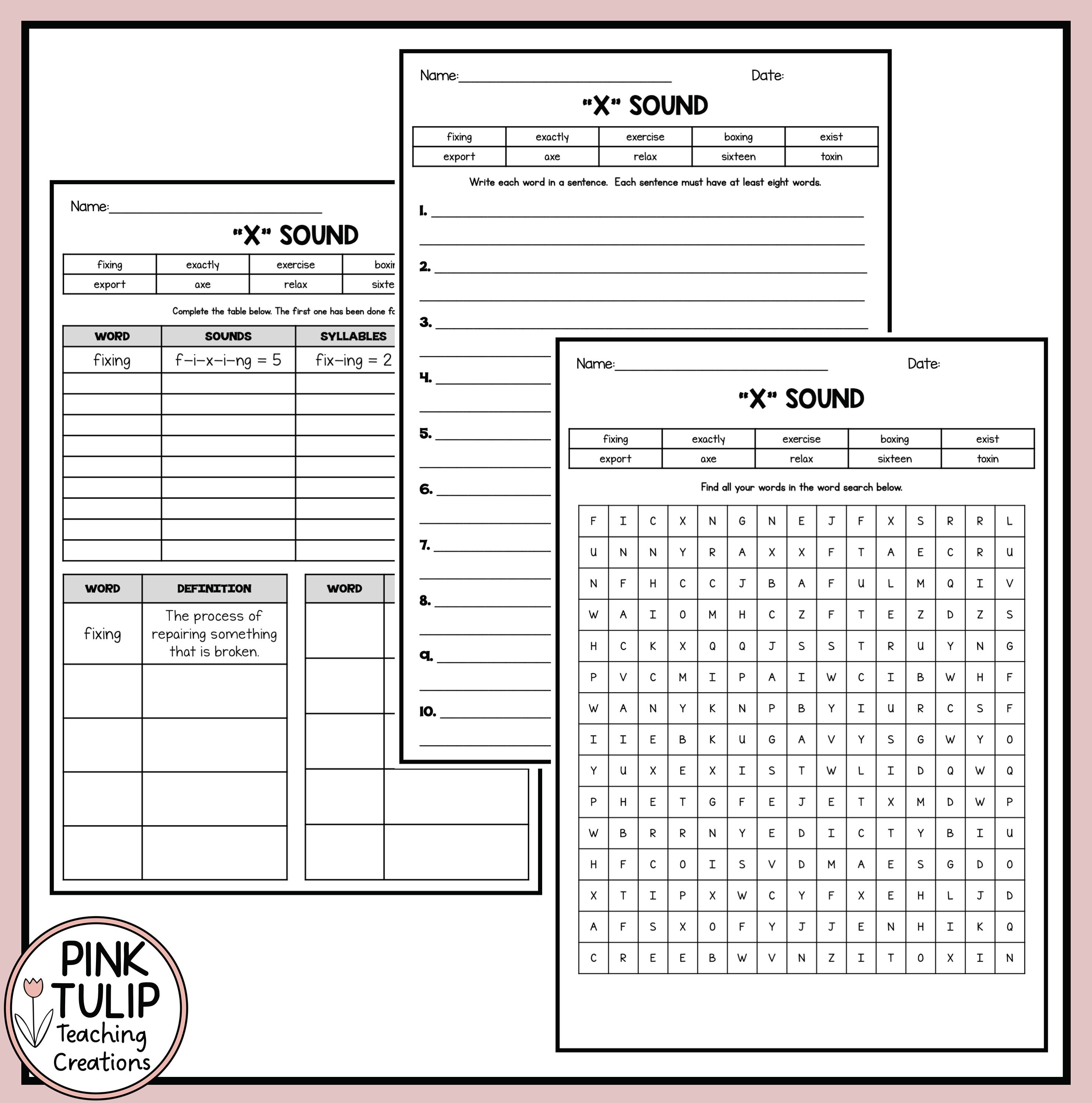 Year Long Spelling Workbook - Graphemes and Phonemes - Etsy