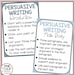 Persuasive Writing Posters - Earth Tones Classroom Decor - Etsy