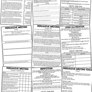 Persuasive Text - Reading and Writing Bundle - Etsy