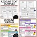 Recount Text - Reading and Writing Bundle - Etsy