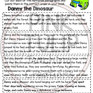 Narrative Writing - Paragraph Jumble Up - Etsy