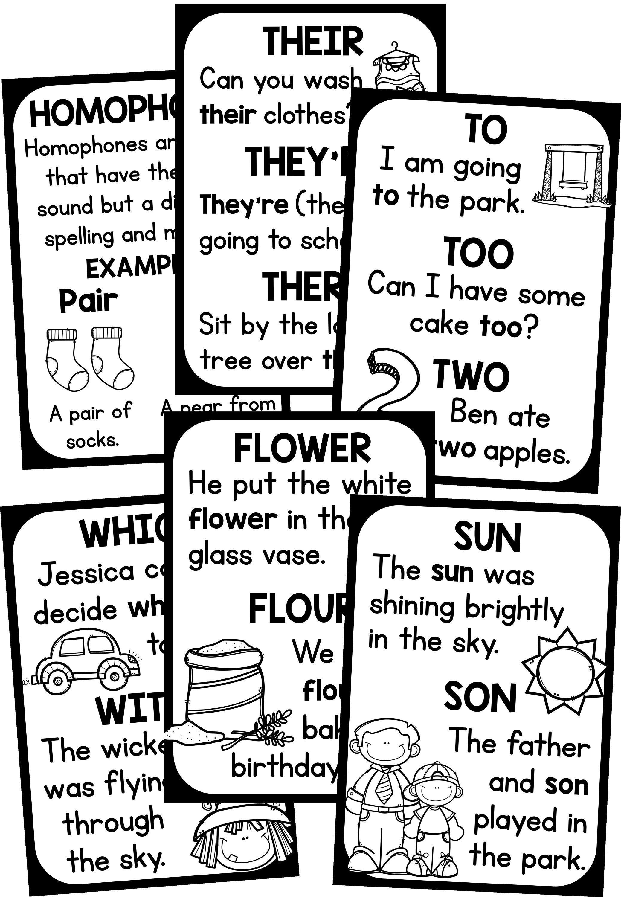 Homophones Posters - Classroom Decor - Etsy