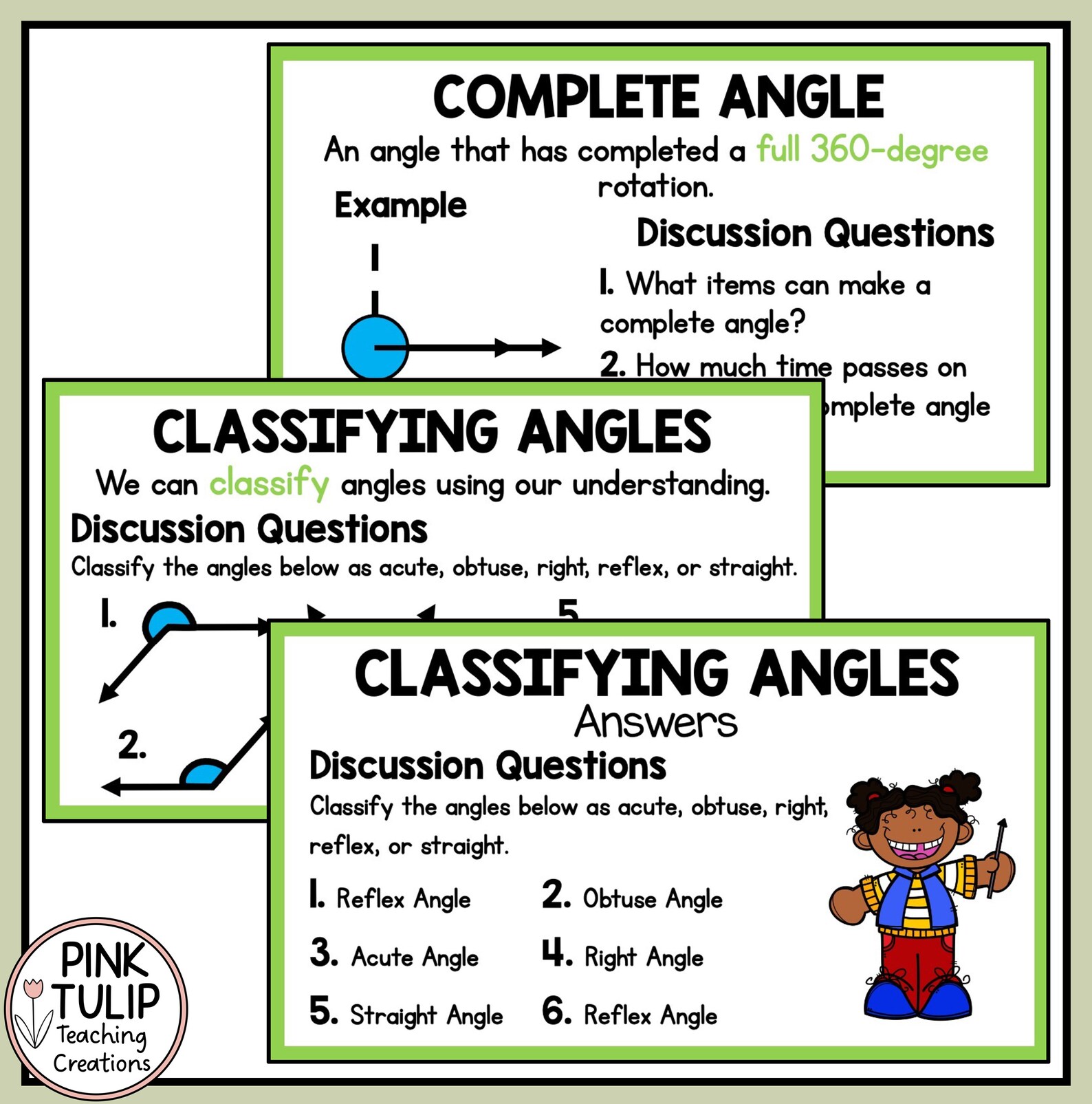 Comparing and Classifying Angles - Teaching Powerpoint Presentation - Etsy