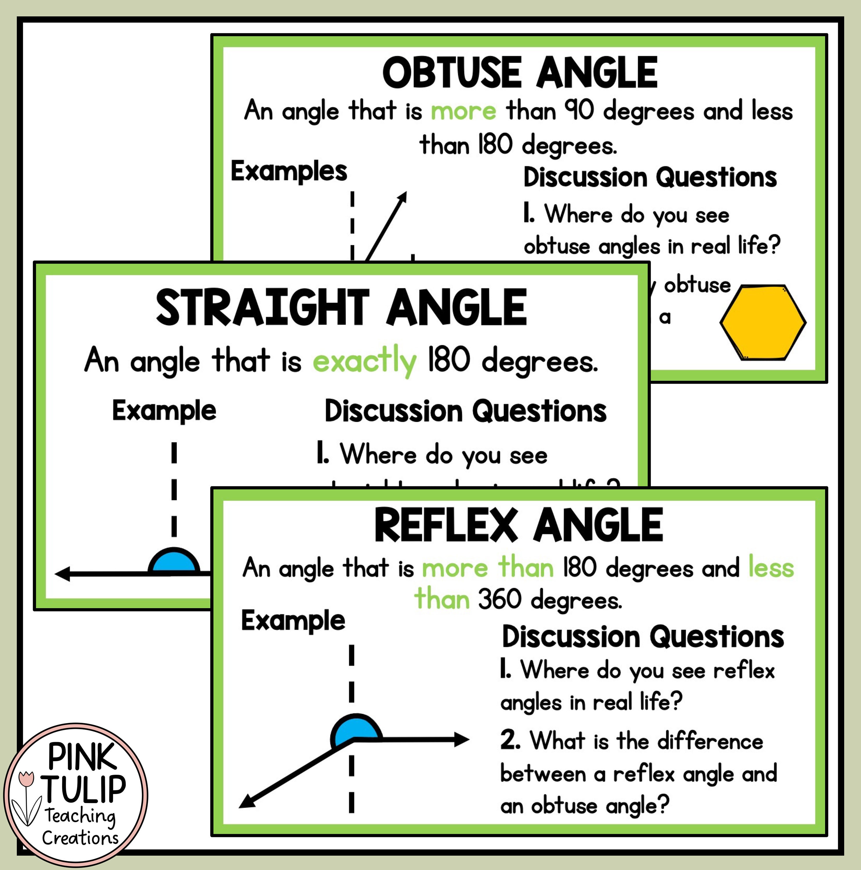 Comparing and Classifying Angles - Teaching Powerpoint Presentation - Etsy