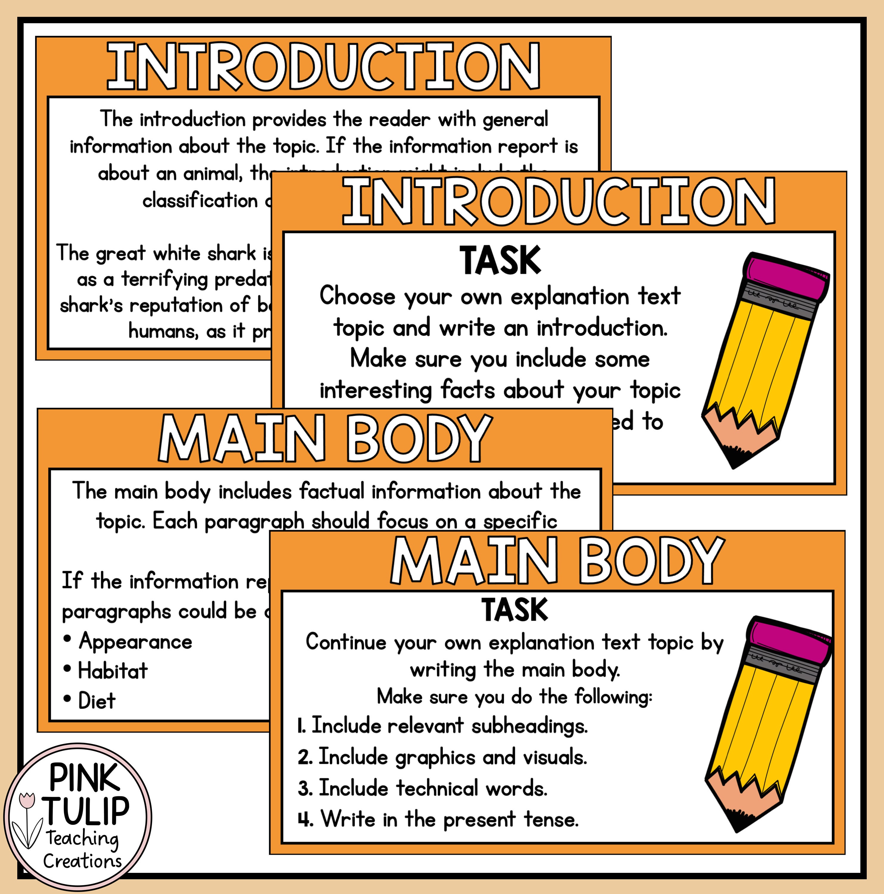 Information Text Reading Writing Powerpoint Presentation - Guided ...