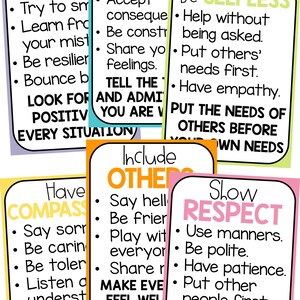 Kindness Posters - Classroom Decor - Etsy