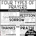Four Types of Catholic Prayer Posters - Classroom Decor - Etsy