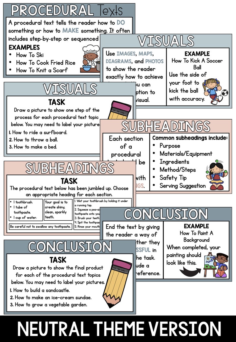 Procedural Text Reading Writing Powerpoint Presentation Guided Teaching ...
