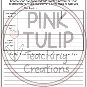 Information Text Reading and Writing Worksheet Pack - No Prep Lesson ...