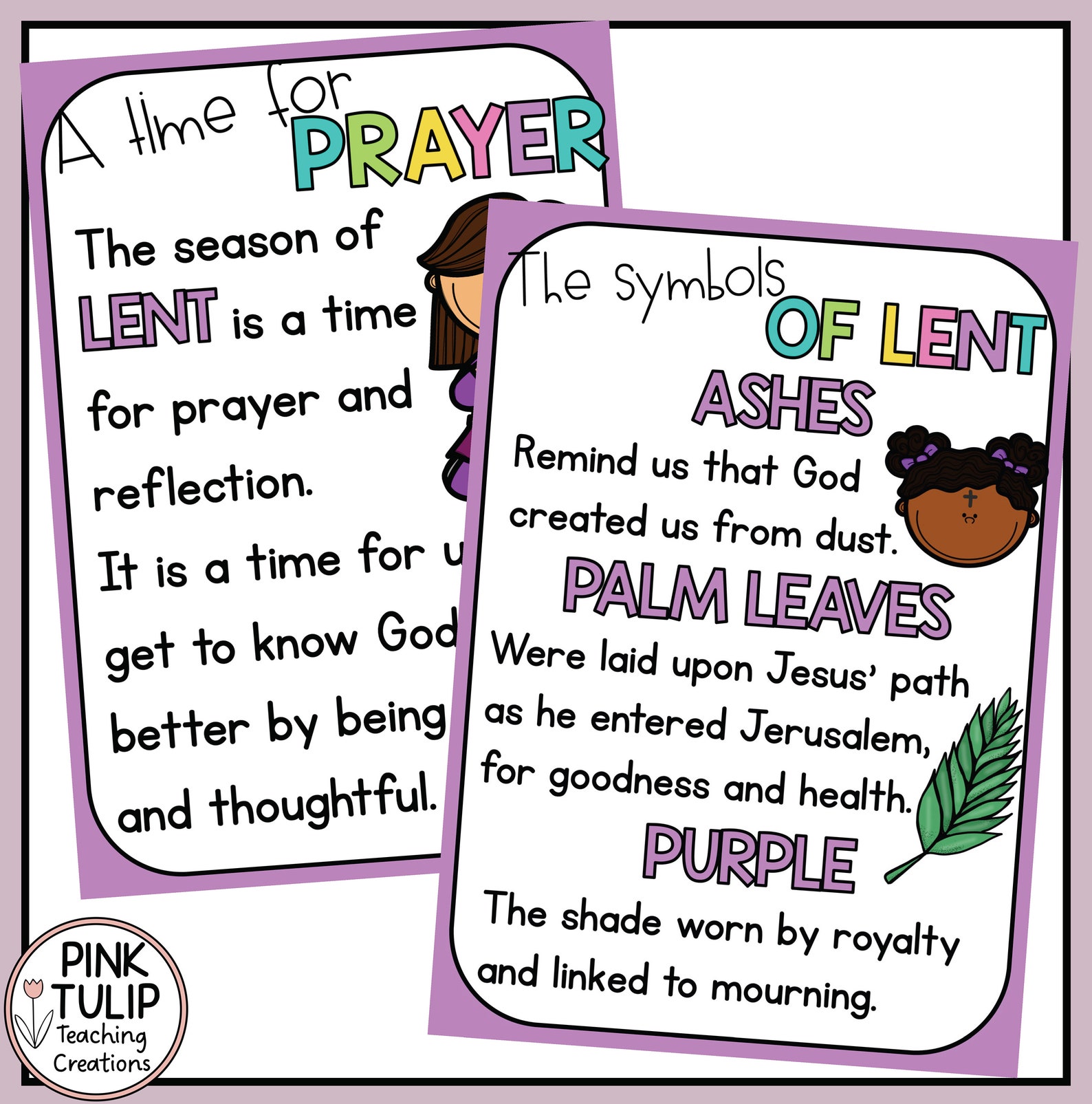 Lent Posters - Classroom Decor - Etsy