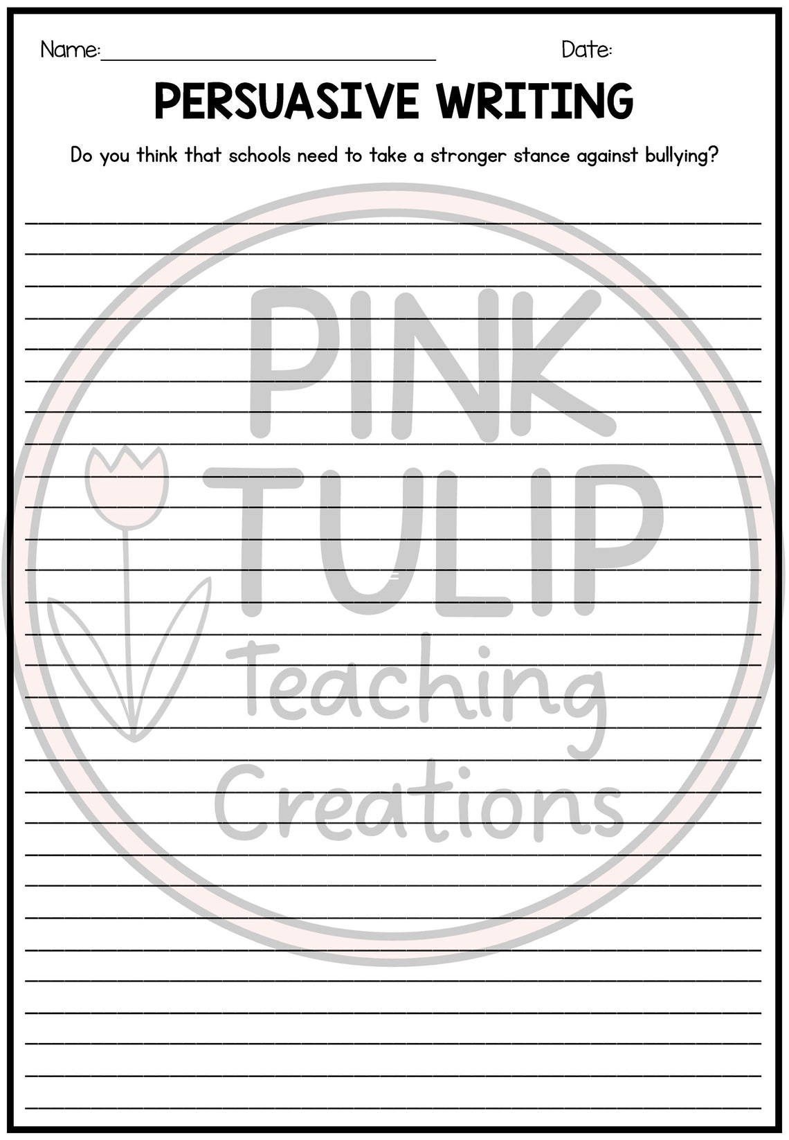 Persuasive Writing Prompts - Lightning Writing - Etsy