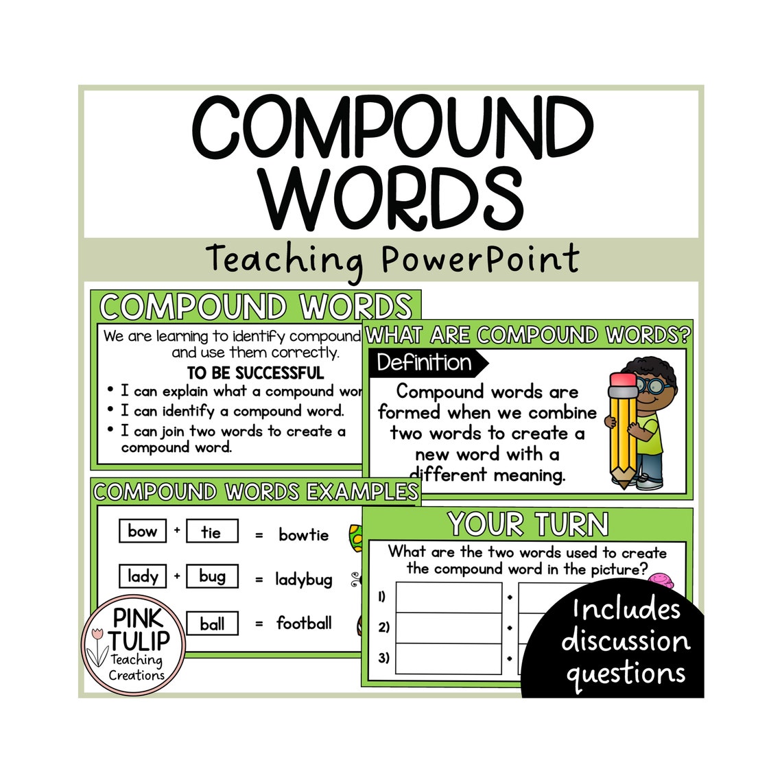 Compound Words Powerpoint Guided Teaching - Etsy