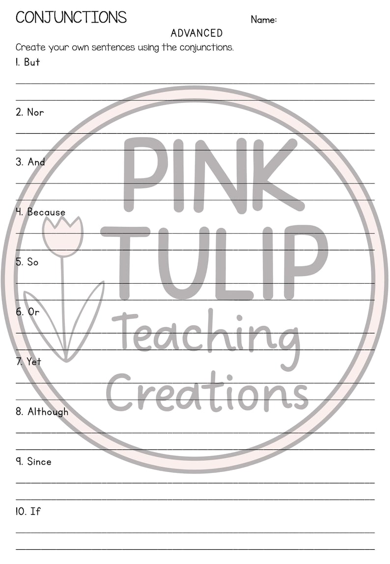 Contractions, Conjunctions, Abbreviations - Grammar Worksheets With ...