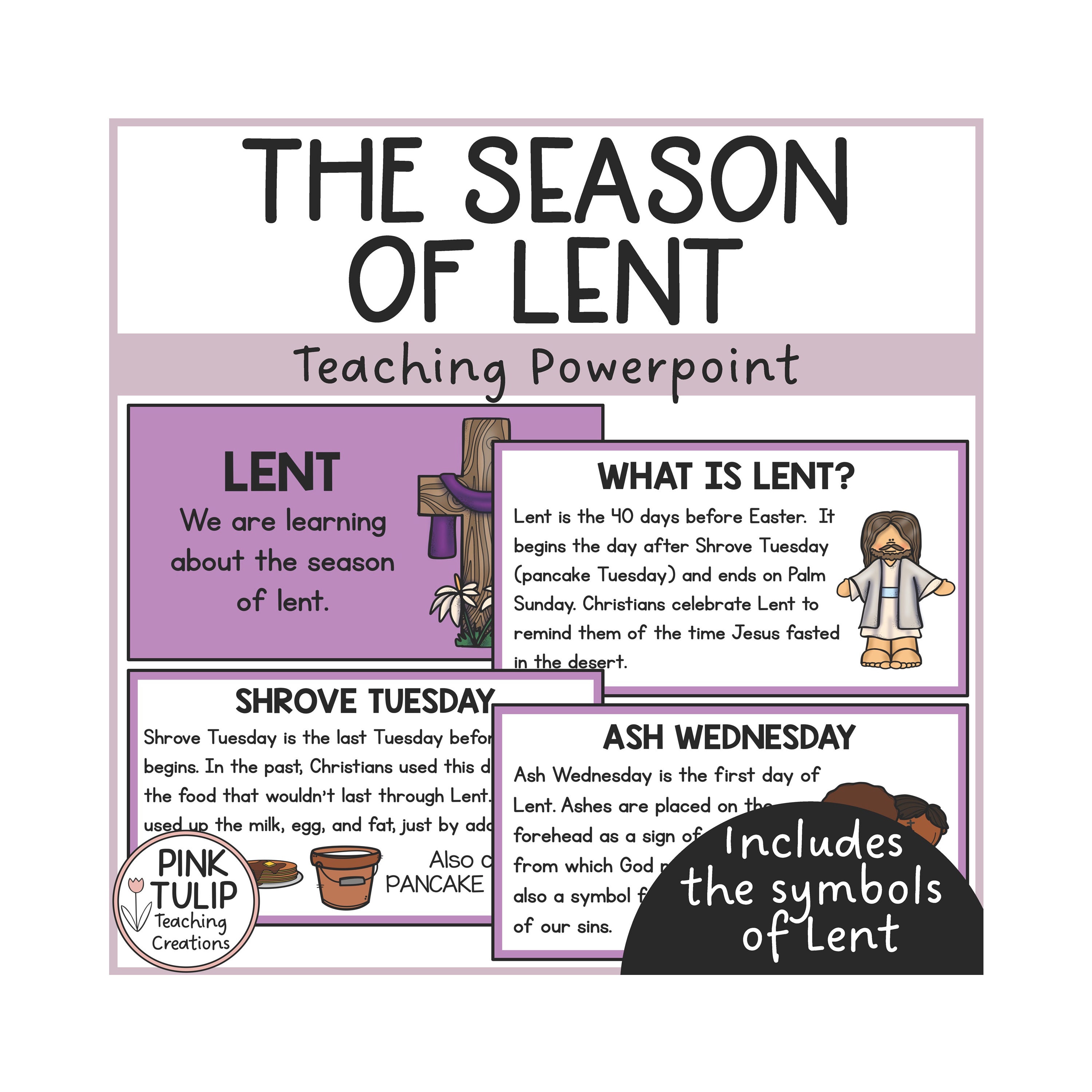 The Season of Lent - Teaching Powerpoint Presentation - Etsy