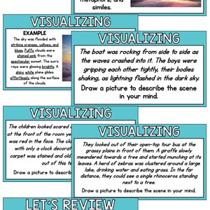 Visualizing (visualising) Reading Strategy Powerpoint - Guided Teaching ...