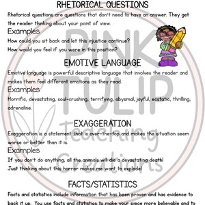 Persuasive Text Examples - Ten Reading Samples With Comprehension - Etsy