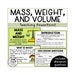 Mass, Weight, and Volume - Teaching Powerpoint Presentation - Etsy