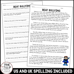 Persuasive Text Examples - Ten Reading Samples With Comprehension - Etsy