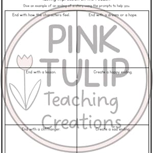 Resolution - Narrative Writing Worksheets - Etsy