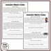 Making Predictions predicting Reading Worksheet Pack - Etsy