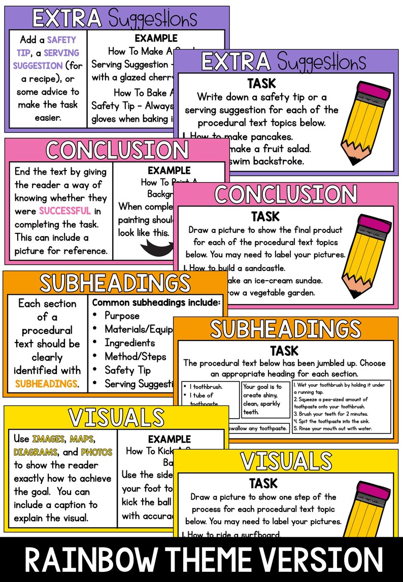 Procedural Text Reading Writing Powerpoint Presentation Guided Teaching ...
