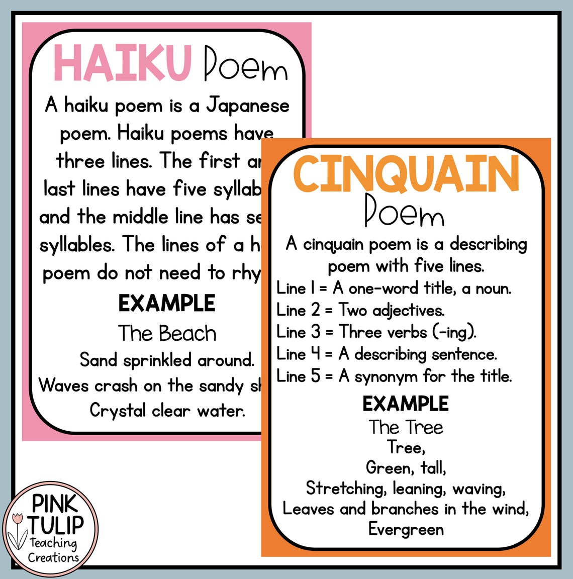 Poetry Posters - Classroom Decor - Etsy