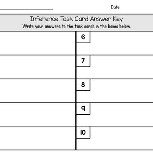 Making Inferences (inferring) - Task Cards - Etsy