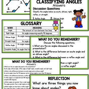 Comparing and Classifying Angles - Teaching Powerpoint Presentation - Etsy