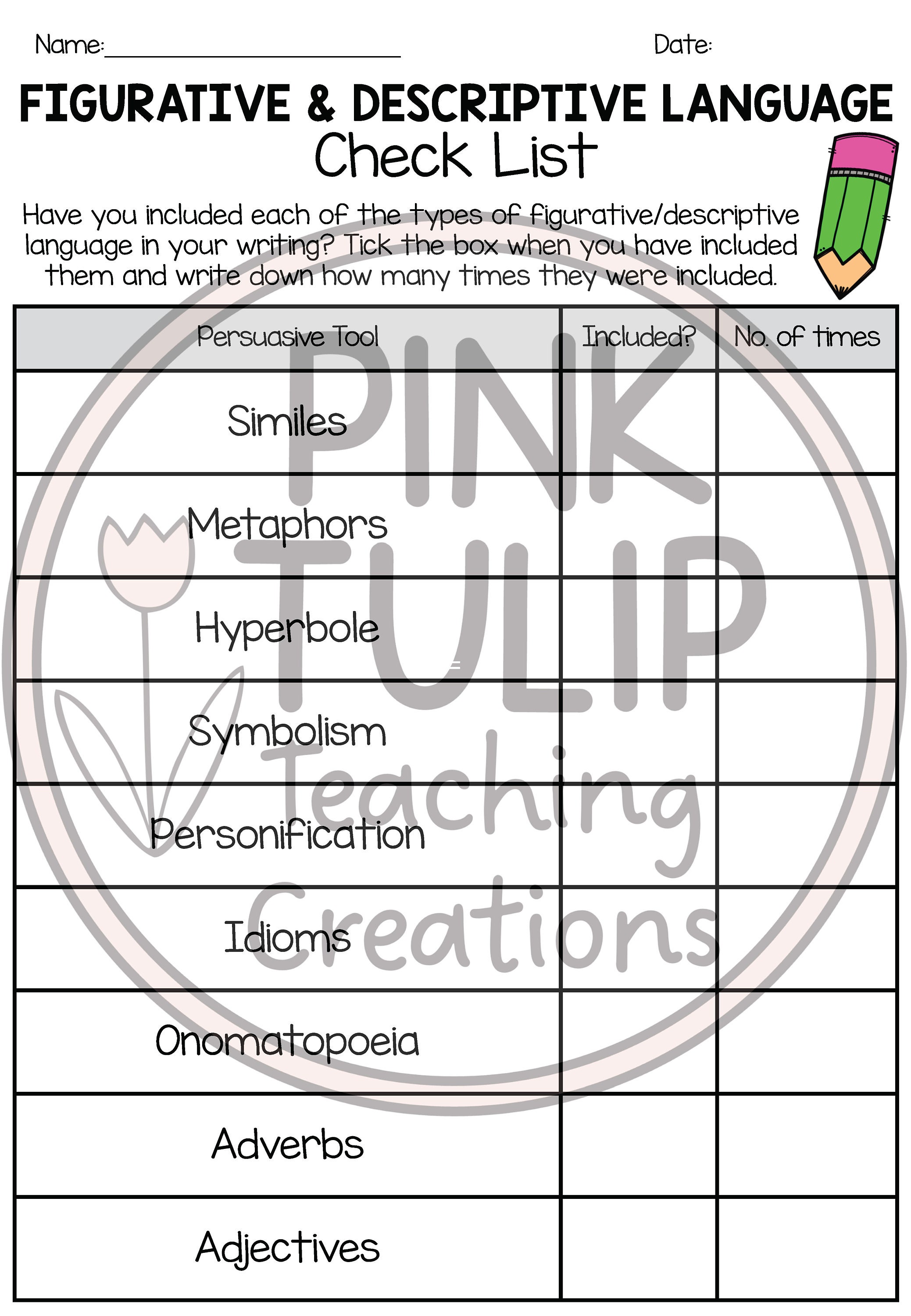 Narrative Writing Worksheet Pack - No Prep Lesson Ideas - Etsy