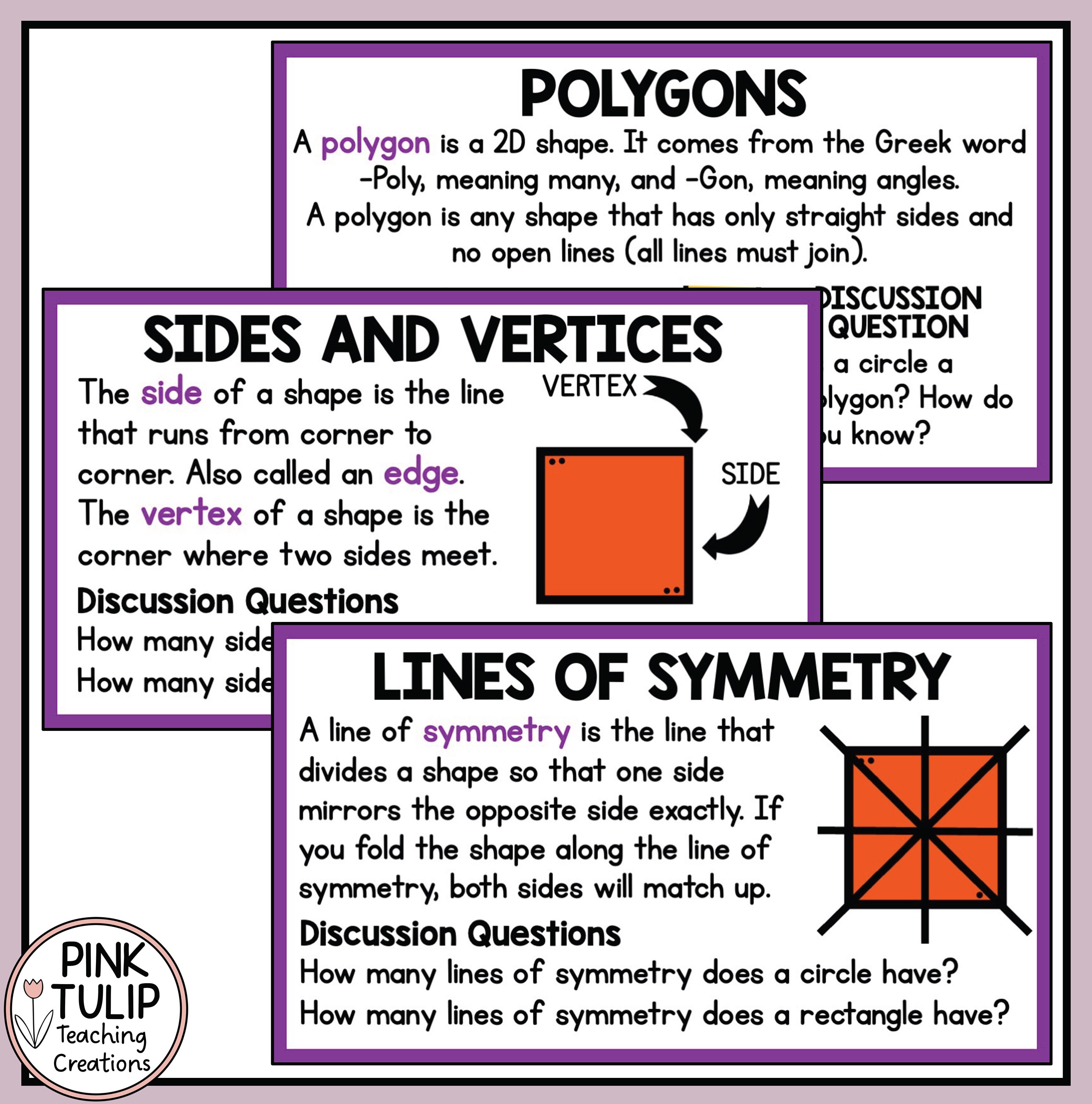 Define, Compare, and Describe 2D Shapes - Teaching Powerpoint ...