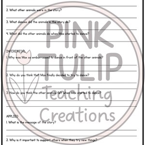Comprehension Worksheets - Reading Strategies Set #4 - Etsy